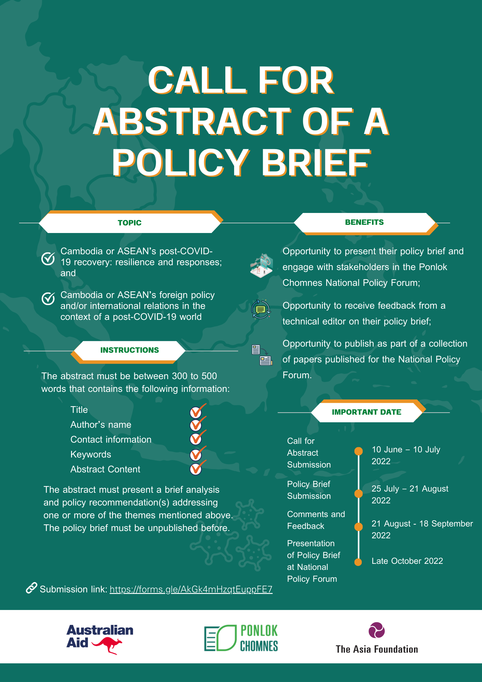 CALL FOR ABSTRACT OF A POLICY BRIEF | Policy Pulse